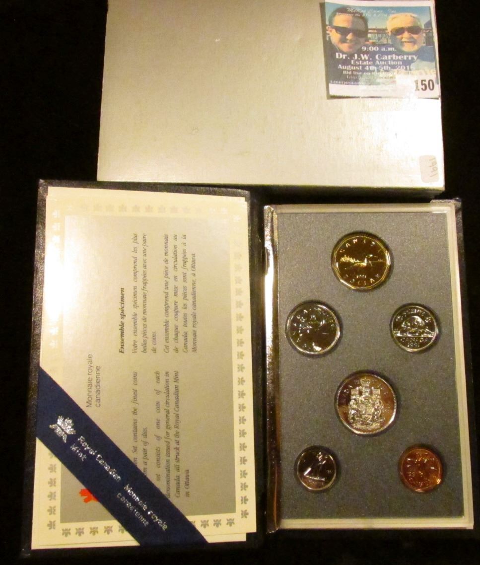 1991 Royal Canadian Mint Specimen Set.