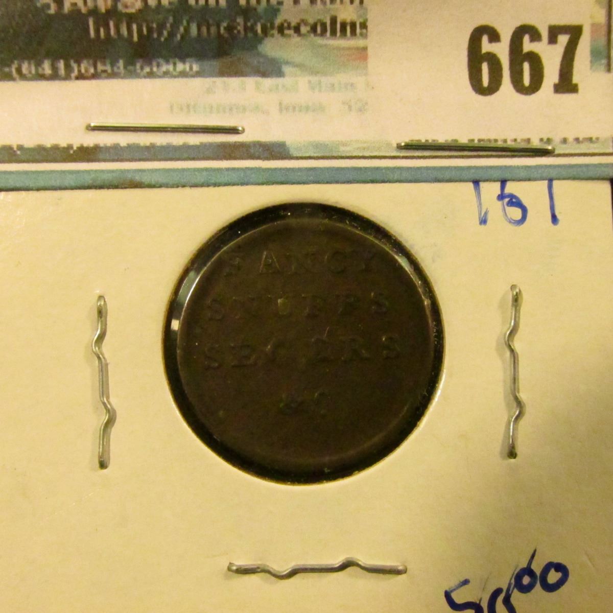 BRITISH TRADE TOKEN… ON THE FRONT IT SAYS " JOHN HAYWARD MANUFACTURER ...