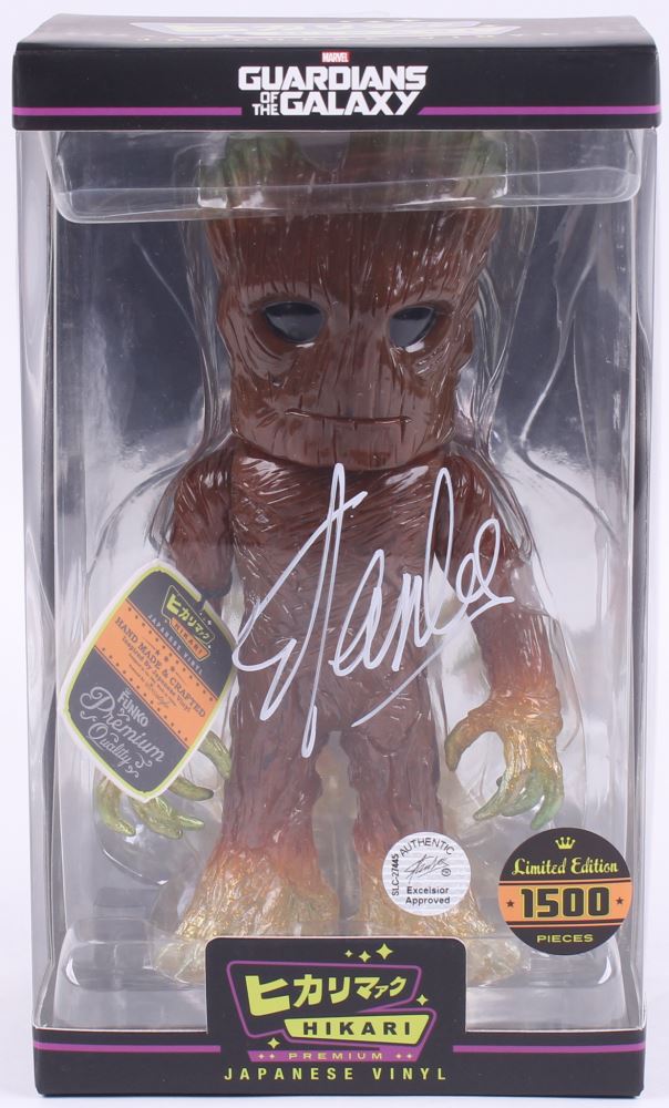 Stan Lee Signed Groot "Guardians of the Galaxy" Marvel Hikari Vinyl ...