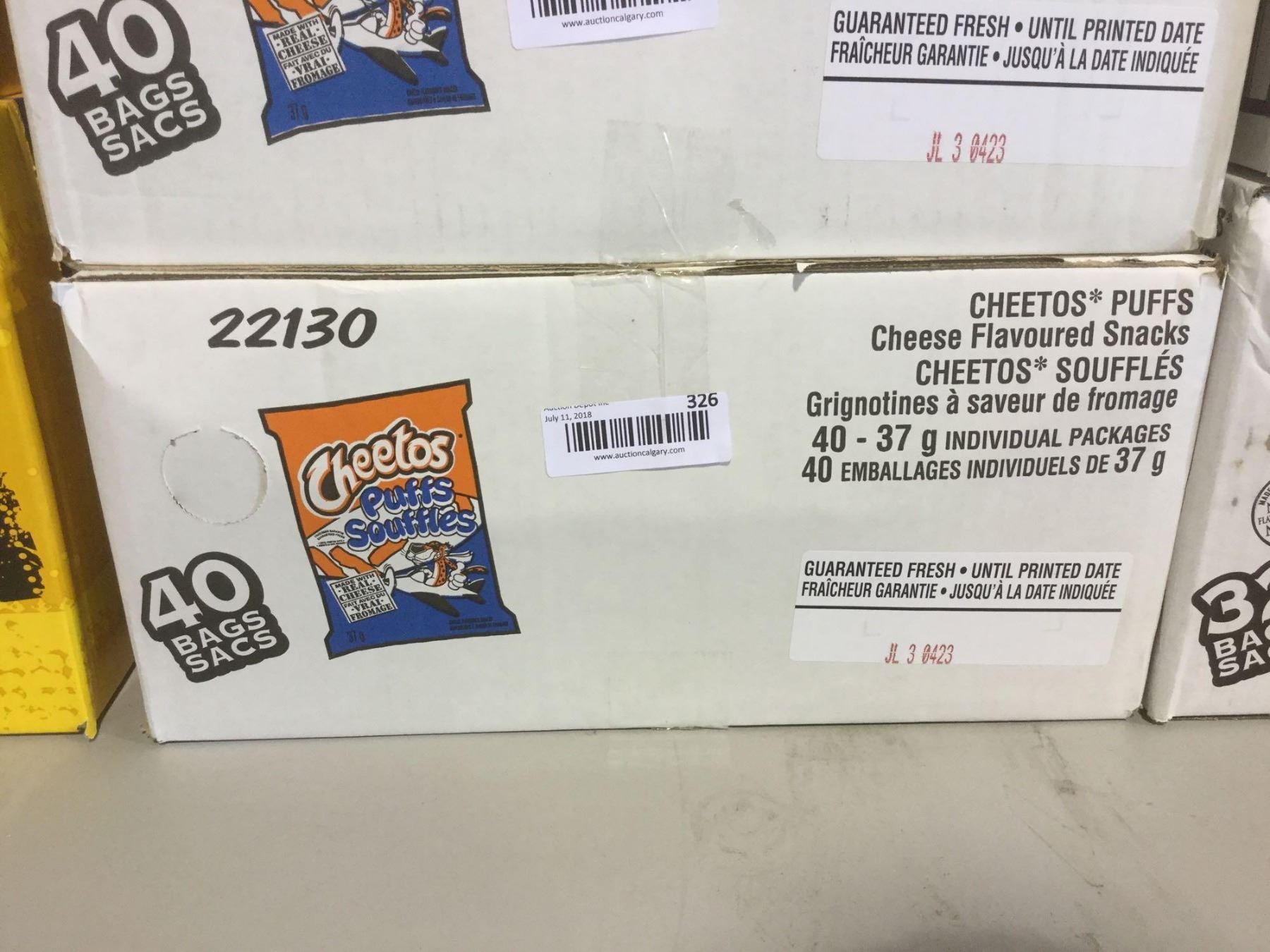 Case of Cheetos Puffs (40 x 37g)