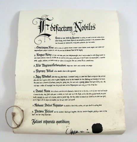 Underworld: Rise of the Lycans Great Hall Scroll Movie Props