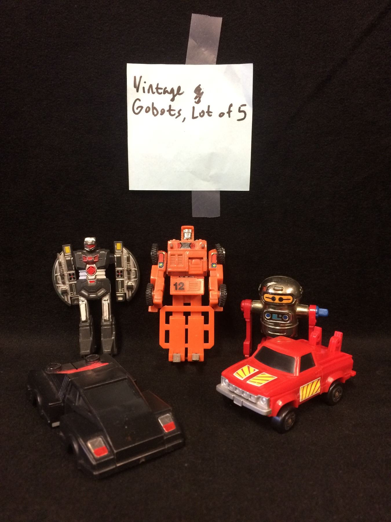 VINTAGE GO BOTS TOY LOT