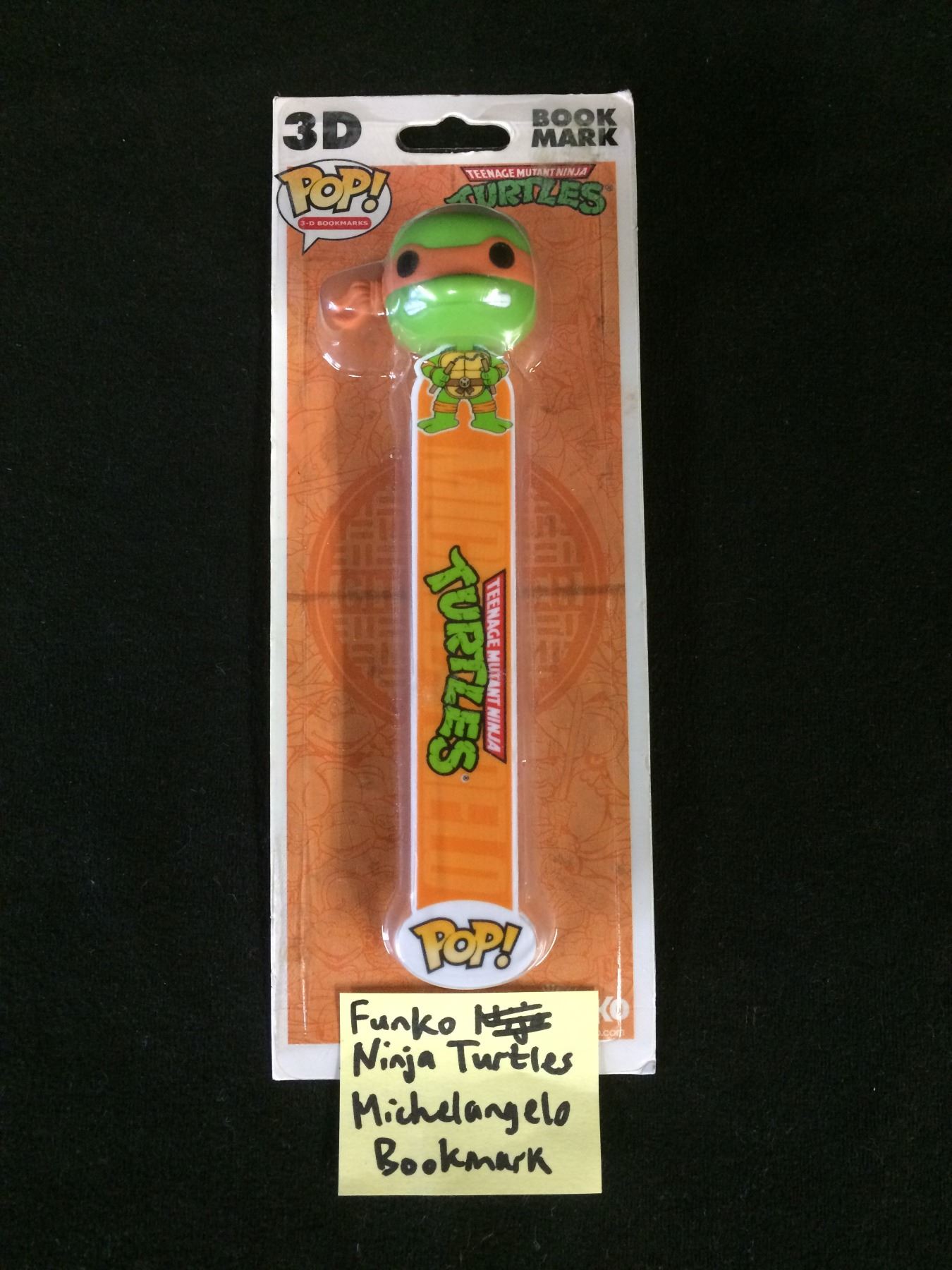 FUNKO NINJA TURTLES MICHELANGELO BOOKMARK