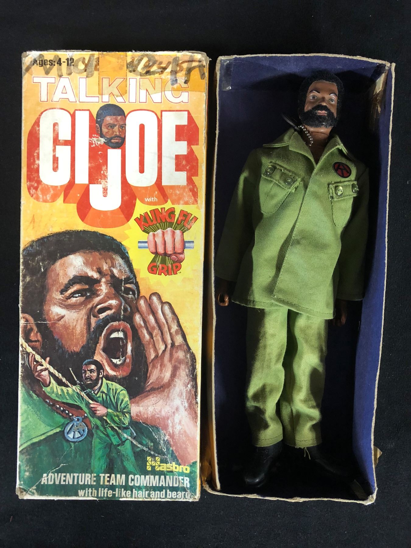 Vintage Talking G.I. Joe - Adventure Team Commander in Box - Hasbro 1970