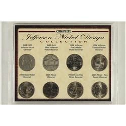COMPLETE JEFFERSON NICKEL DESIGN COLLECTION