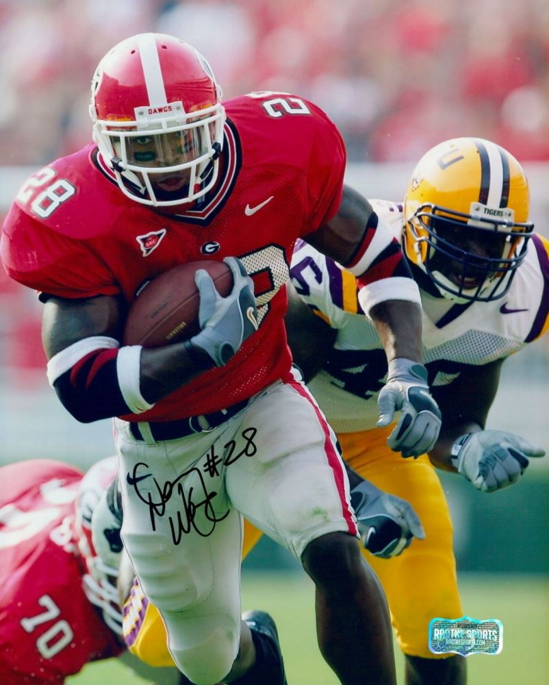 DJ Ware Signed Georgia 8x10 Photo (Radtke COA)