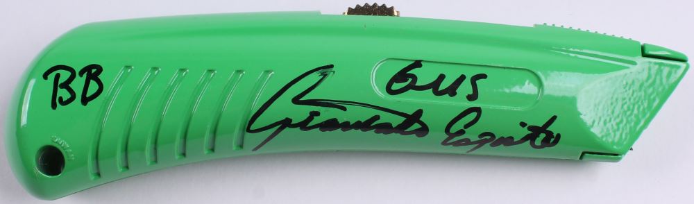 Giancarlo Esposito Signed "Breaking Bad" Television Prop Box Cutter ...