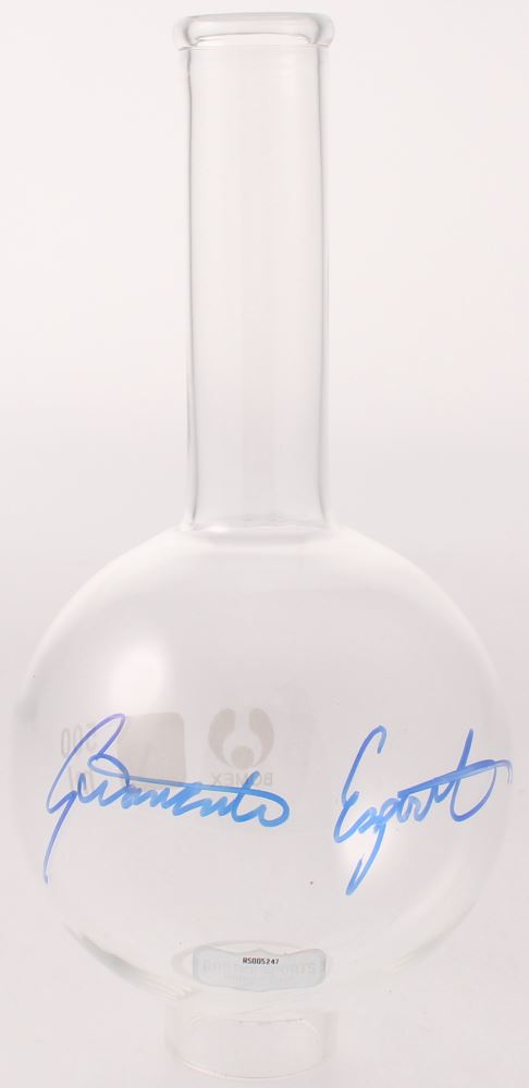 Giancarlo Esposito Signed "Breaking Bad" Glass Boiling Flask (Radtke ...