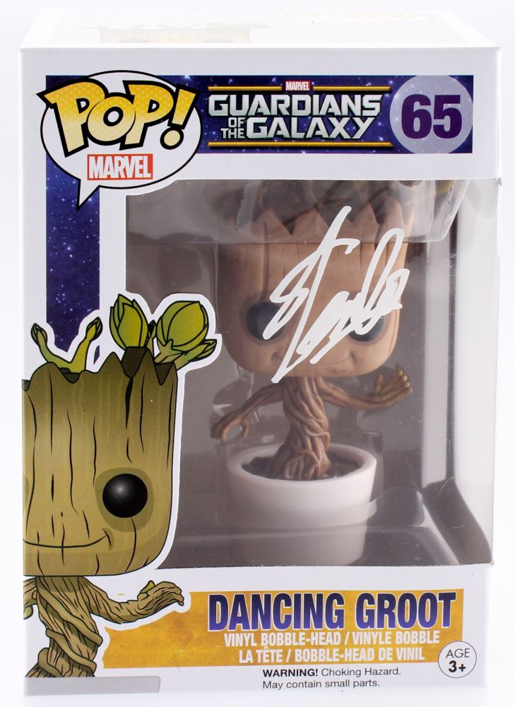 Stan Lee Signed "Dancing Groot" #65 Guardians of the Galaxy Marvel ...