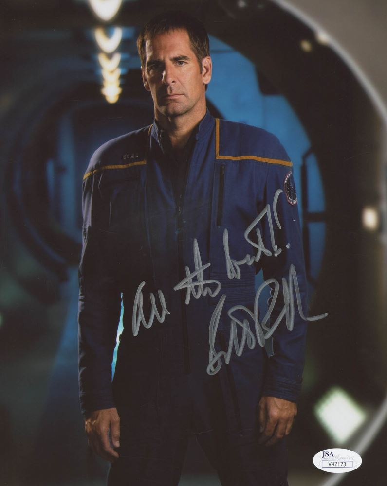 Scott Bakula Signed "Star Trek" 8x10 Photo With Personalization (JSA COA)