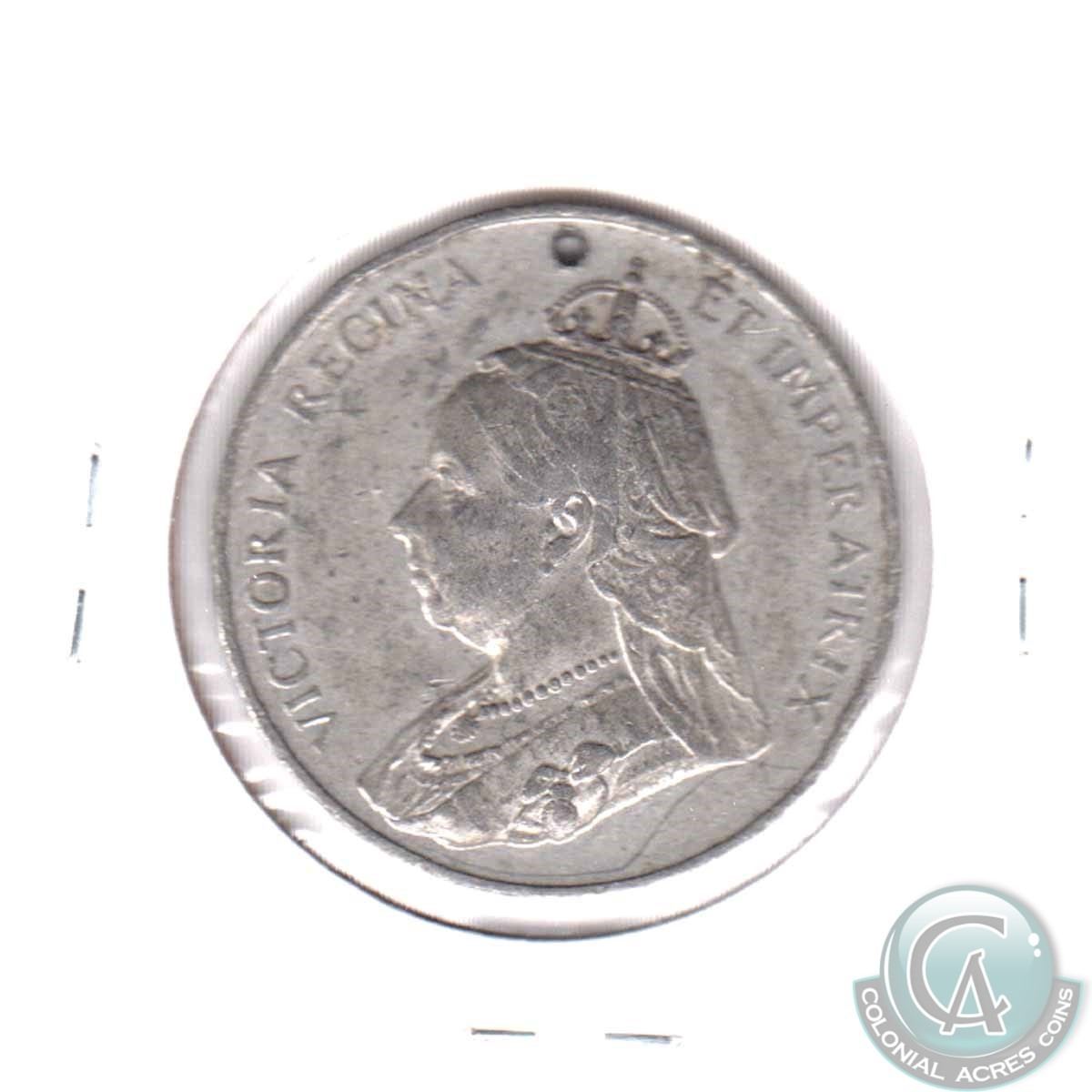 1837-1897 In Commemoration of Queen Victoria Medallion. 39mm diameter.