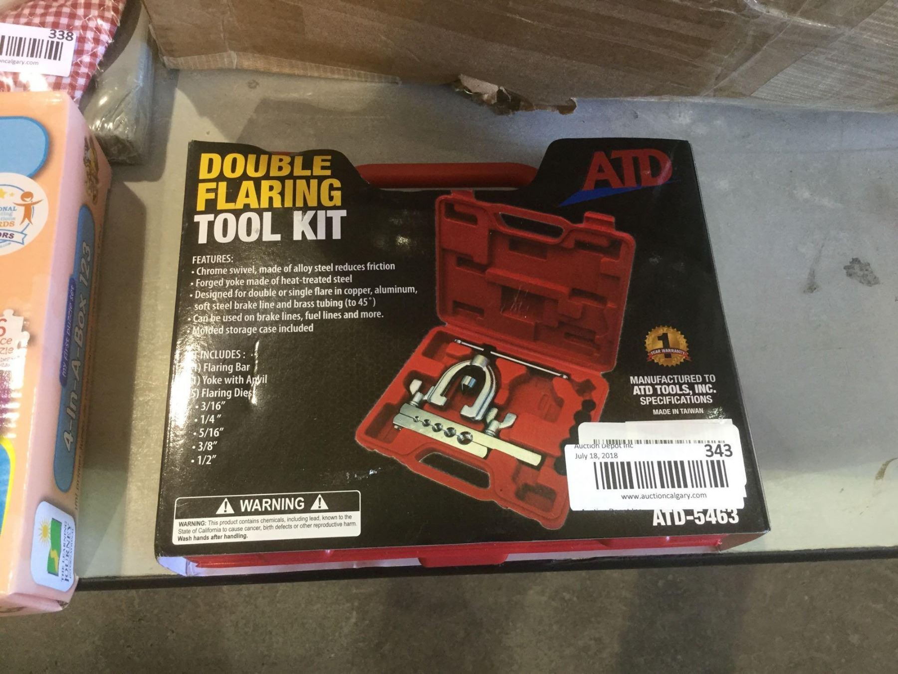 NEW ATD Double Flaring Tool kit