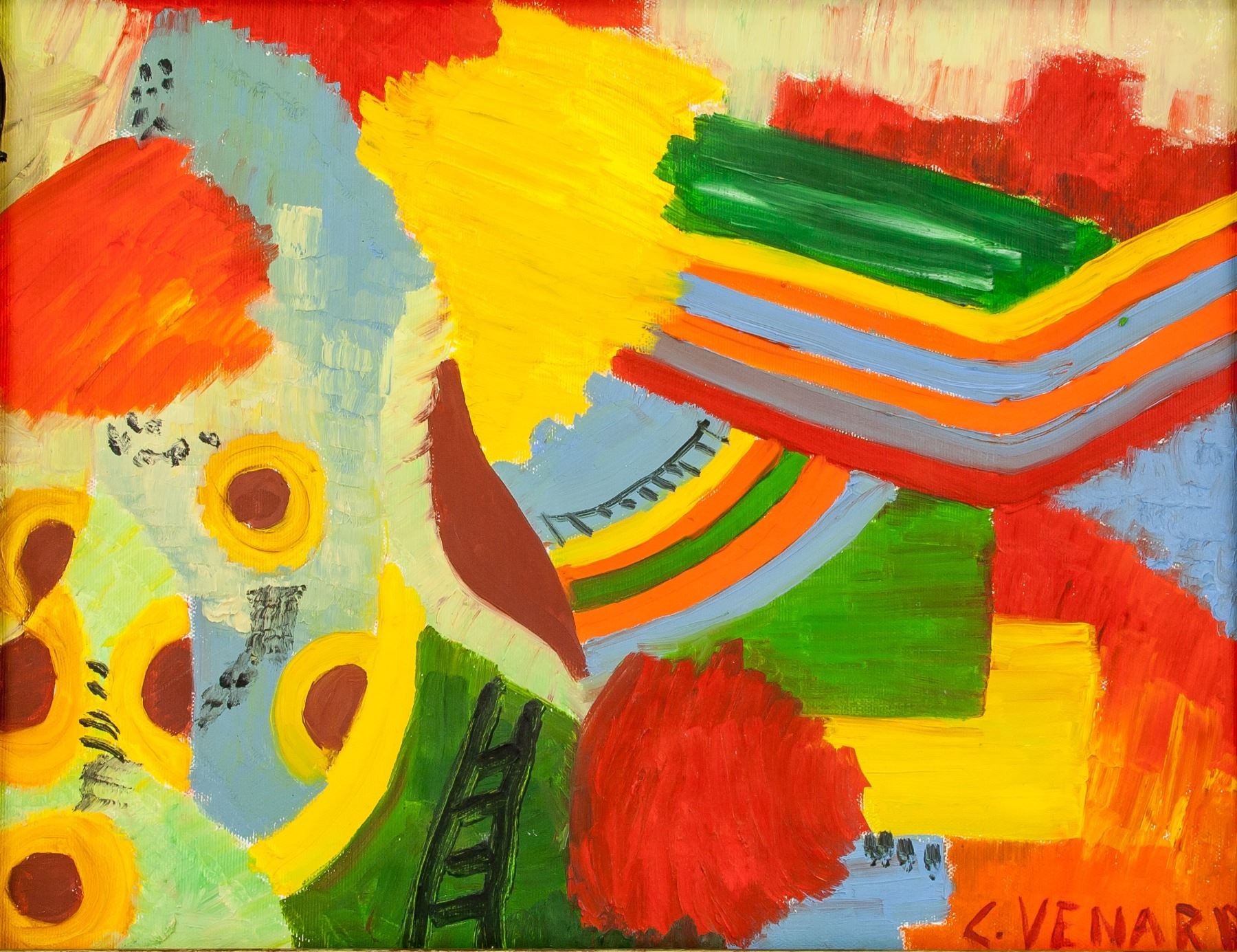 CLAUDE VENARD French 1913-1999 OOC Cubist