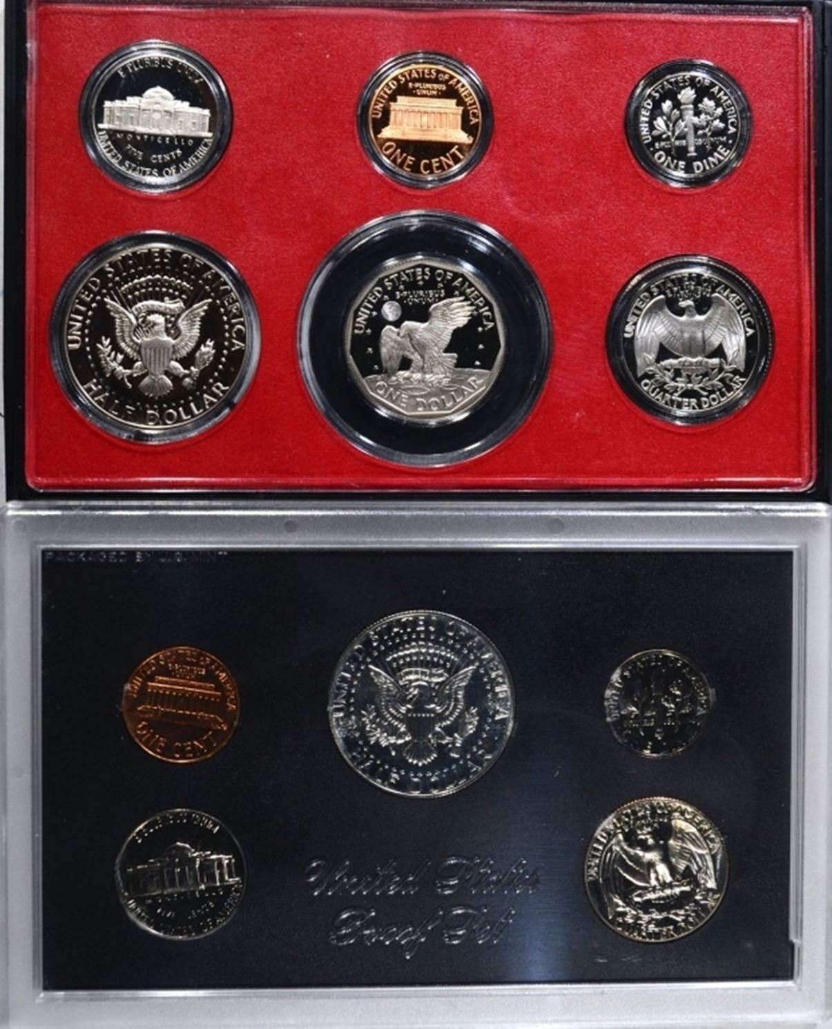 1970-1979 U.S. PROOF SETS 10-SETS IN ORIG PACKAGIN