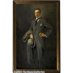 Portrait of Bela Lugosi by Geza Kende - Oil on Canvas - 47" x 61" (ca ...