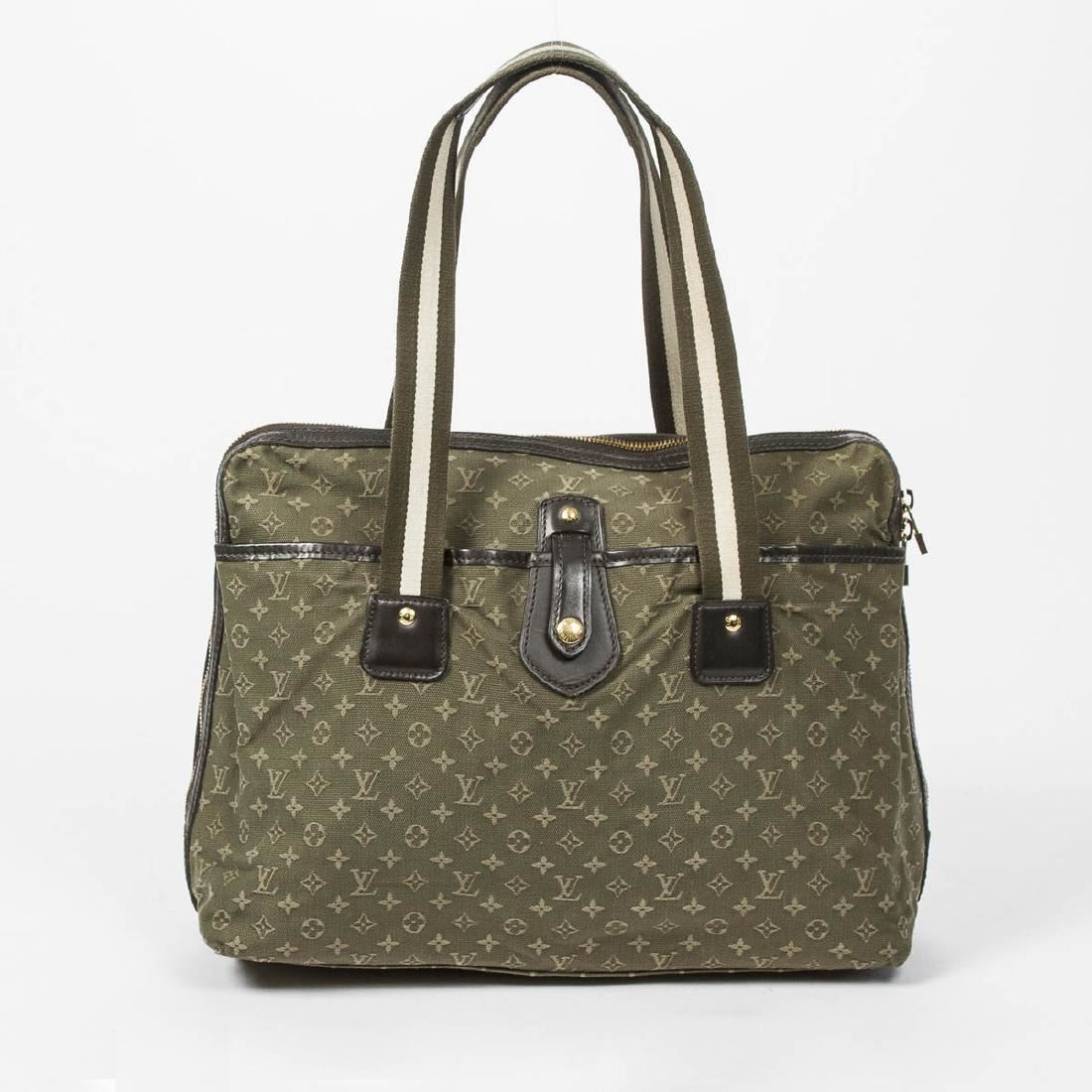Louis Vuitton Mary Kate Tote in Khaki Green Monogram
