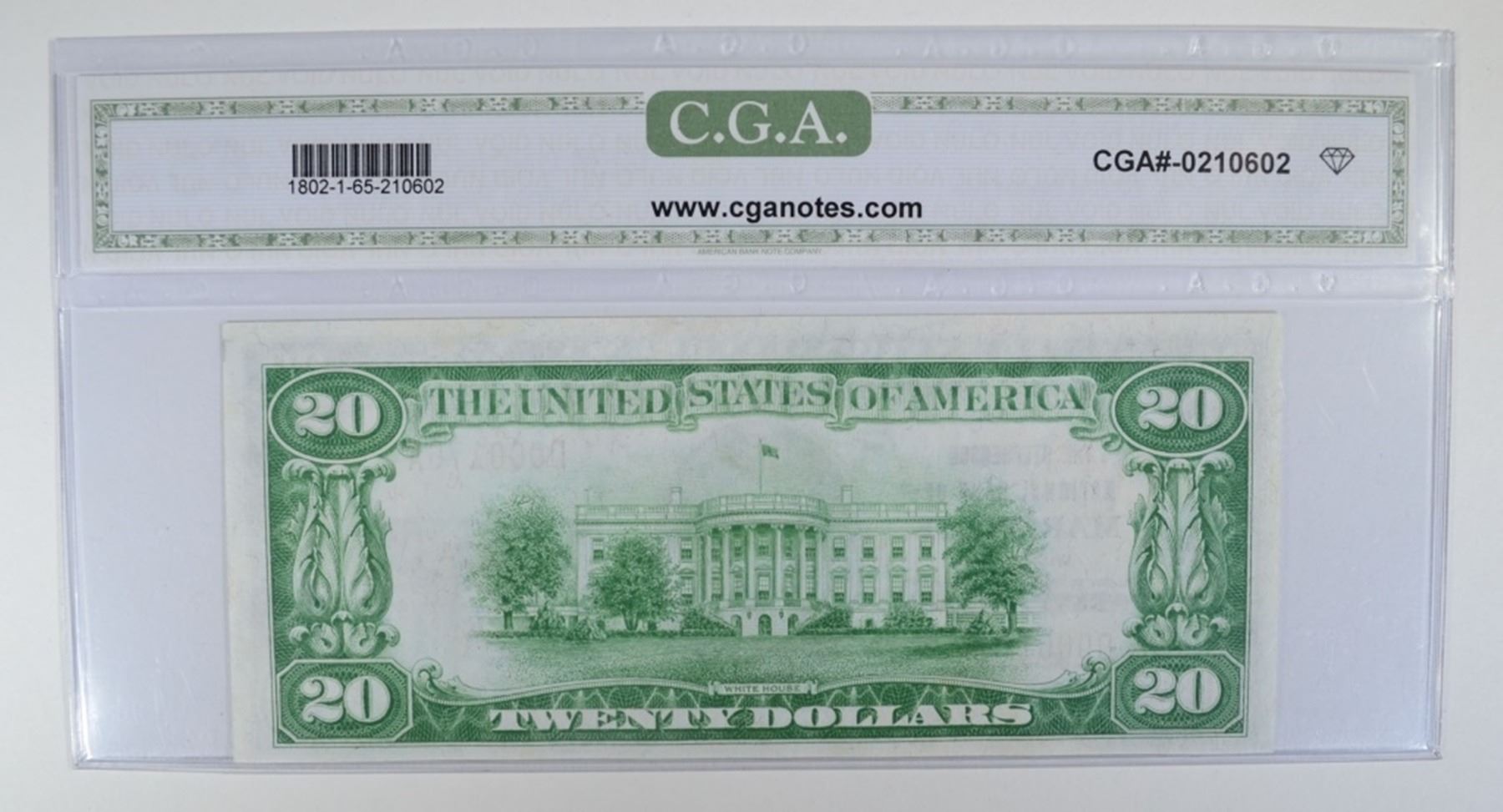 1929 $20 TYPE 1 NATIONAL CURRENCY