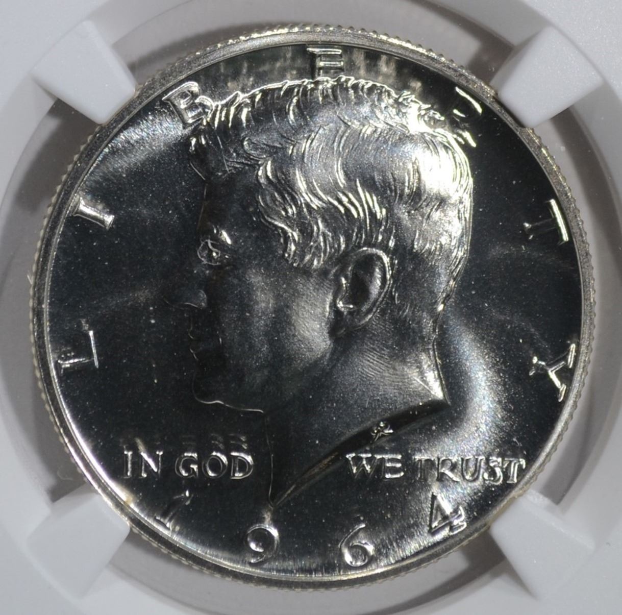 1964 KENNEDY HALF DOLLAR NGC PF68 1964-kennedy-half-dollar-ngc-pf68