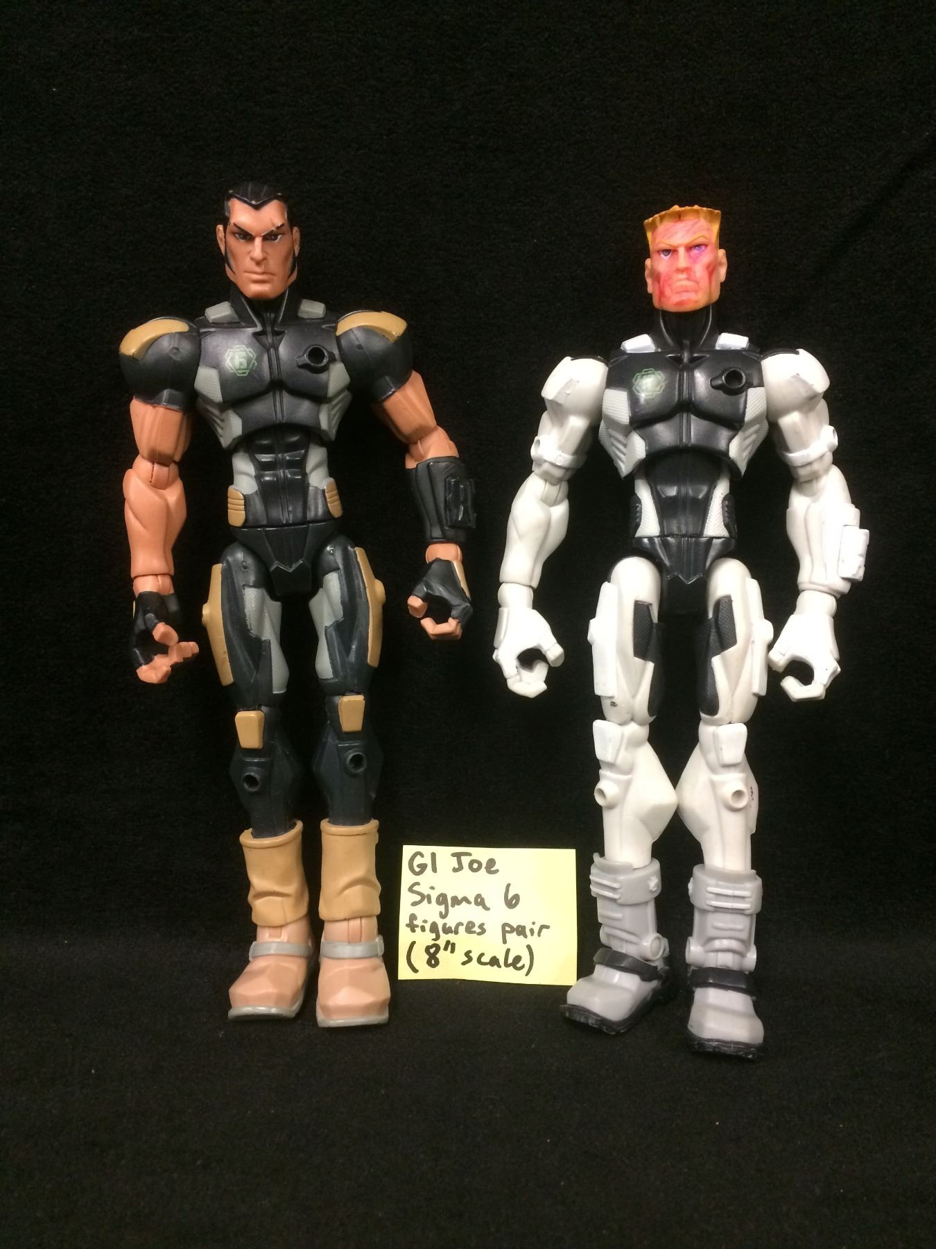 8" G.I JOE ACTION FIGURES LOT (SIGMA 6)