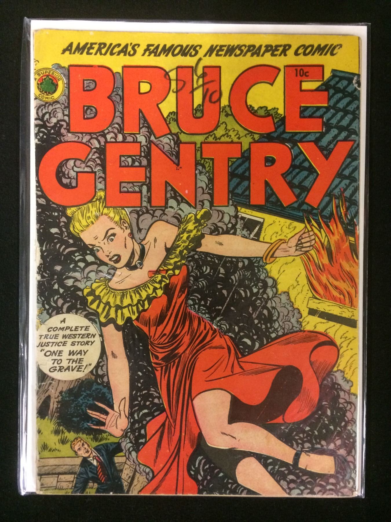 Bruce Gentry #3 Superior Comics 1949 Good Girl Art