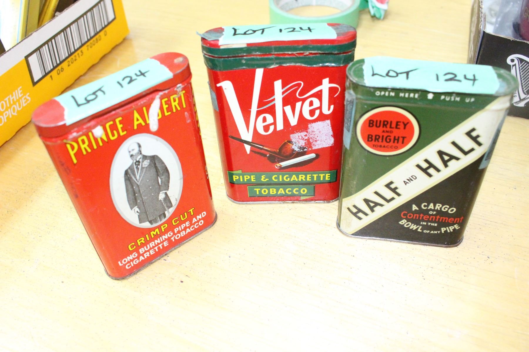 Prince Albert Tobacco Tin, Burley & Bright Pipe Tobacco, Velvet Pipe ...