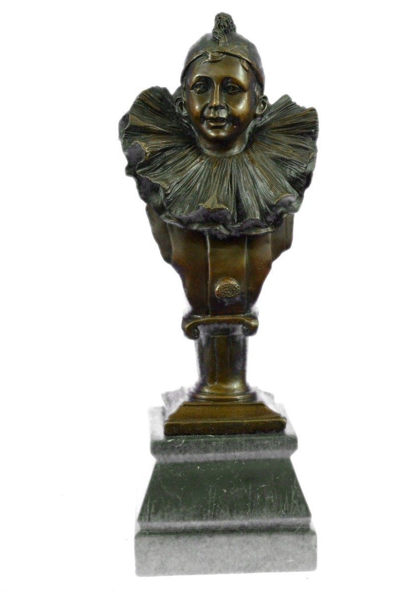 Happy Pierrot Bronze Sculpture