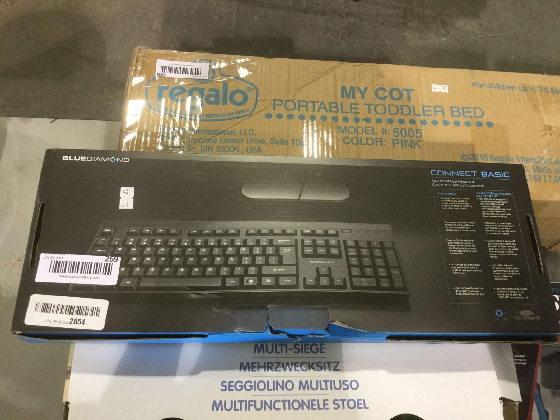 Blue Diamond Connect Basic Spill-Proof USB Keyboard