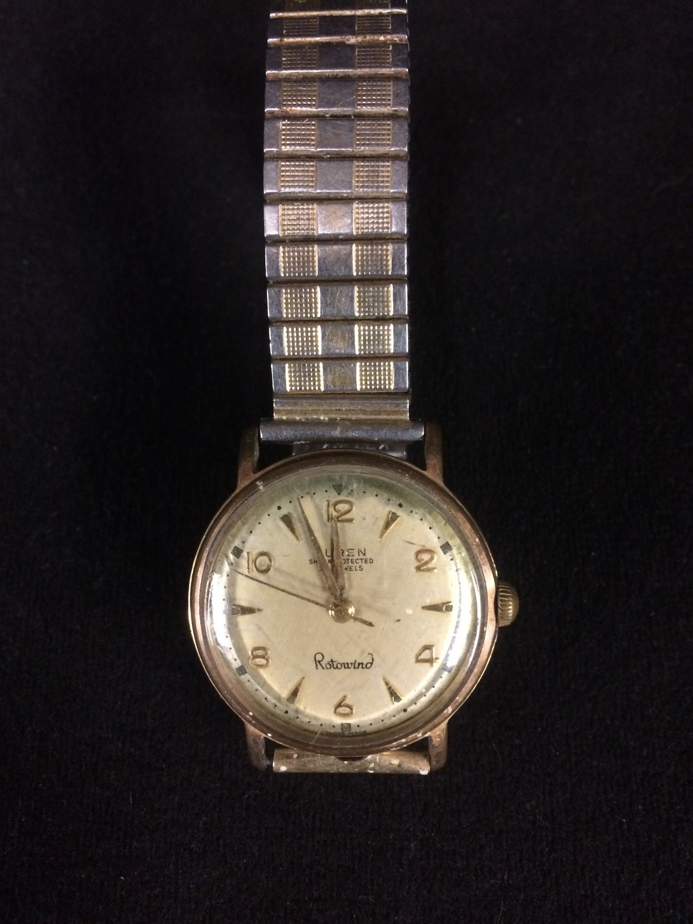 BUREN ROTOWIND 25 JEWEL AUTOMATIC WATCH (WORKING)