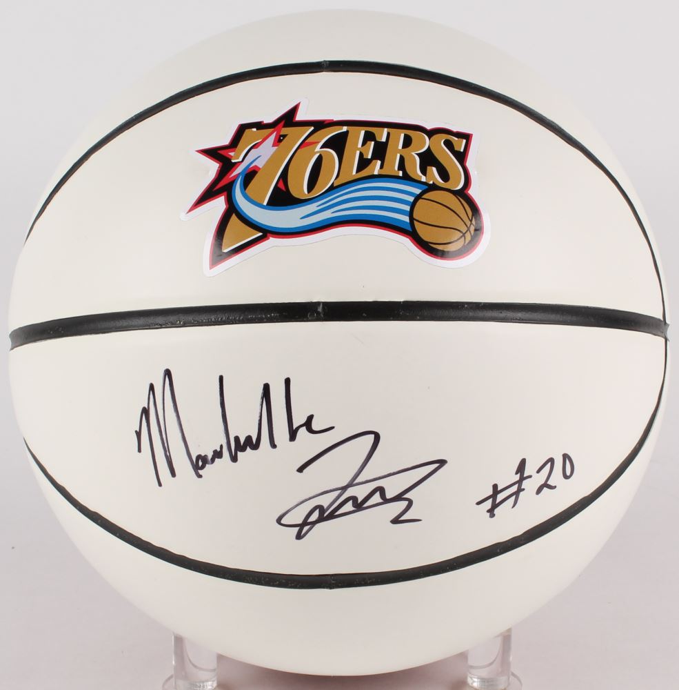 Markelle Fultz Signed 76ers Logo Basketball (PSA COA)