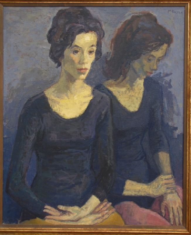 Moses Soyer, Dancers, Oil Painting