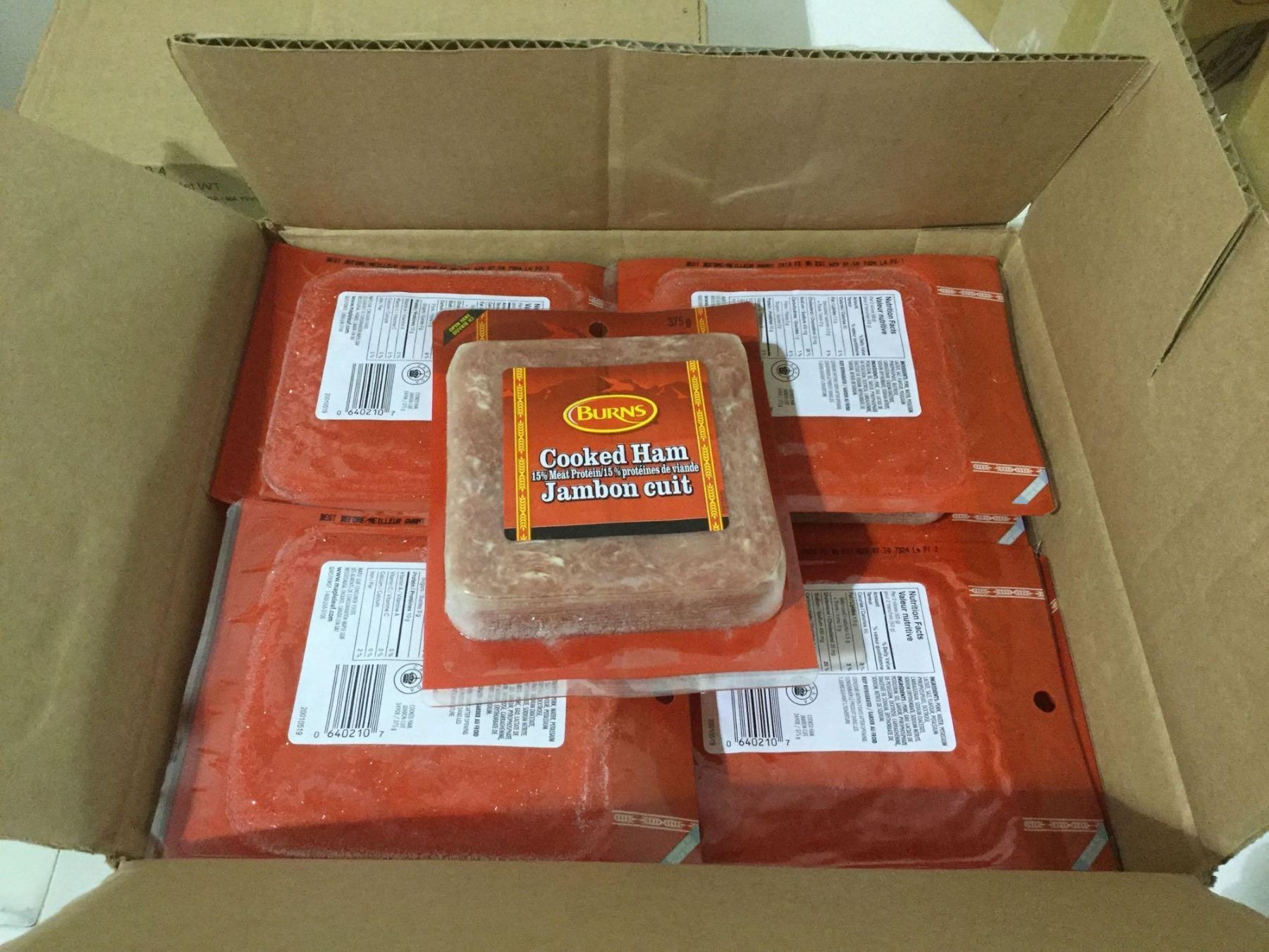 Case of Burns Cooked Sliced Ham (12 x 375g)