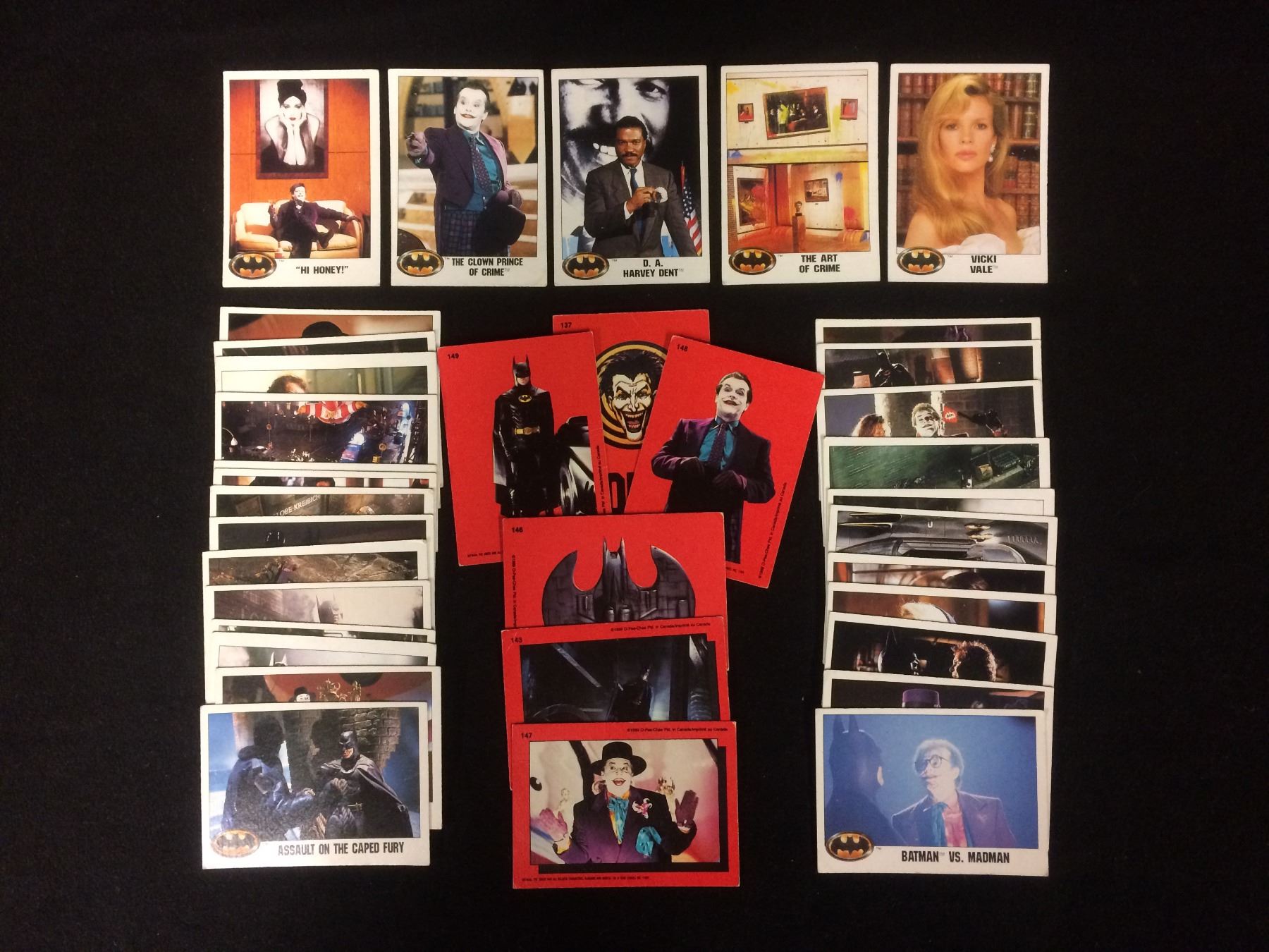 1989 BATMAN TRADING CARDS