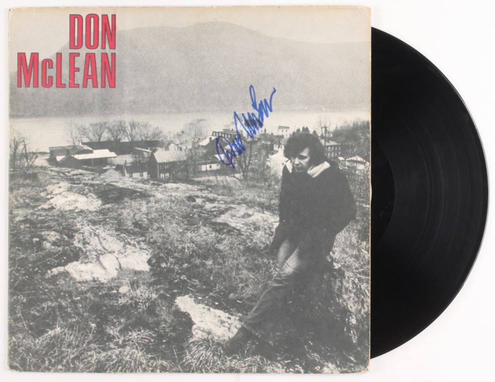Don McLean Signed "Don McLean" Vinyl Record Album Cover (JSA COA)