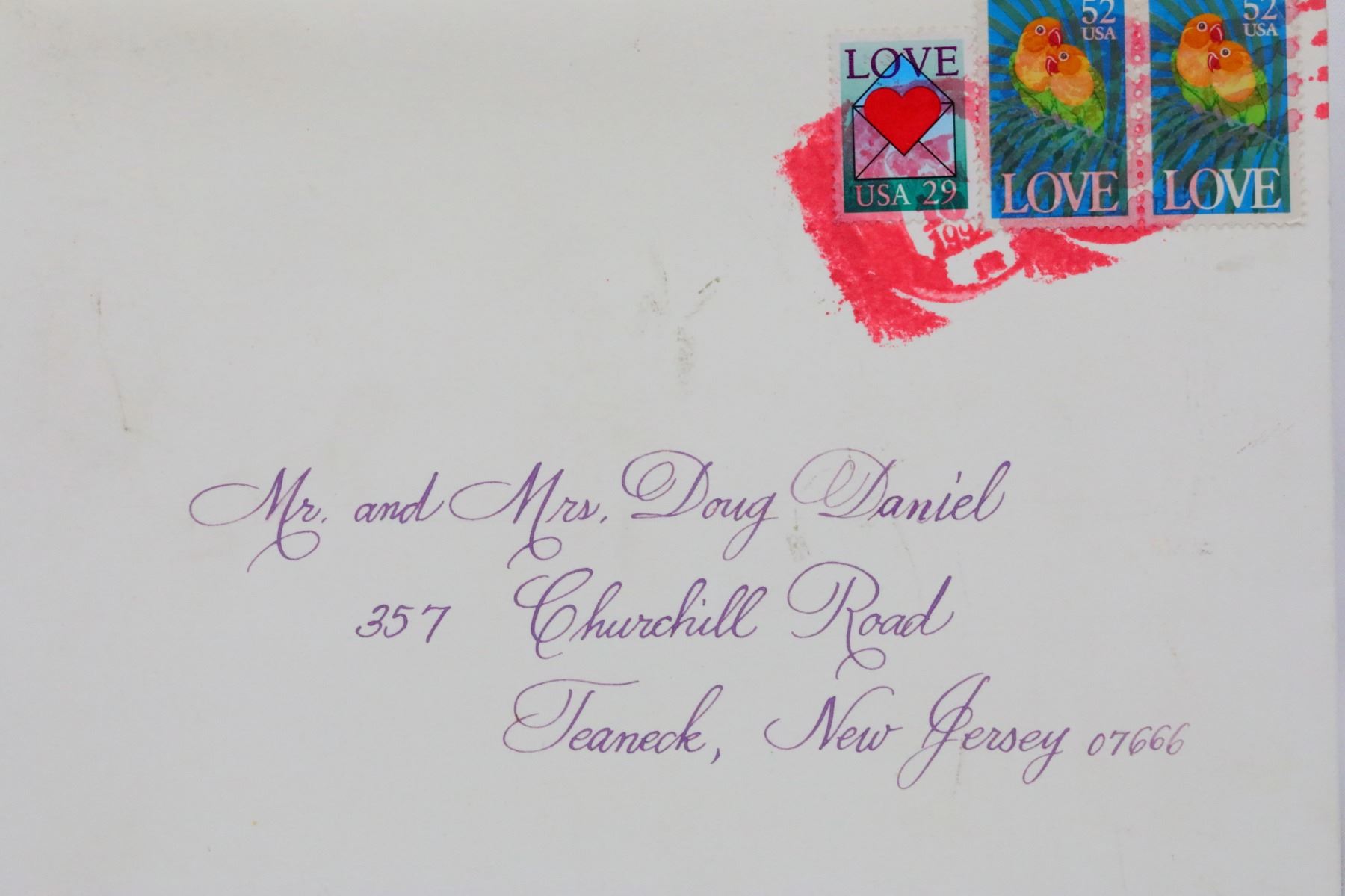 Whitney Houston & Bobby Brown Wedding Invitation