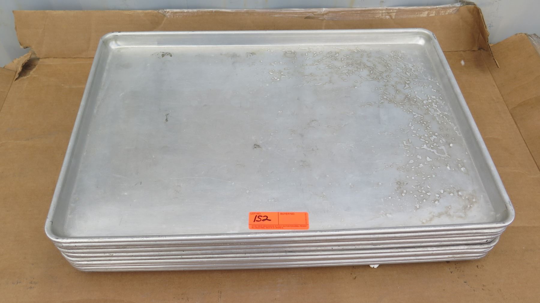 Approx 10 Qty Full Size Sheet Pans Used Approx 10 Qty Full Size Sheet Pans Used