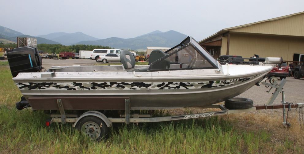 1990 Aluminum Almar Outboard Jet Boat