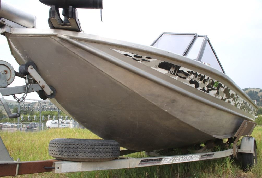 1990 Aluminum Almar Outboard Jet Boat