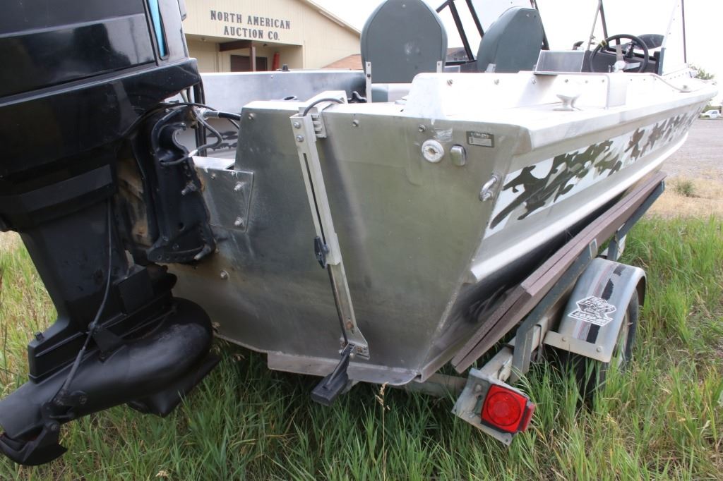 1990 Aluminum Almar Outboard Jet Boat