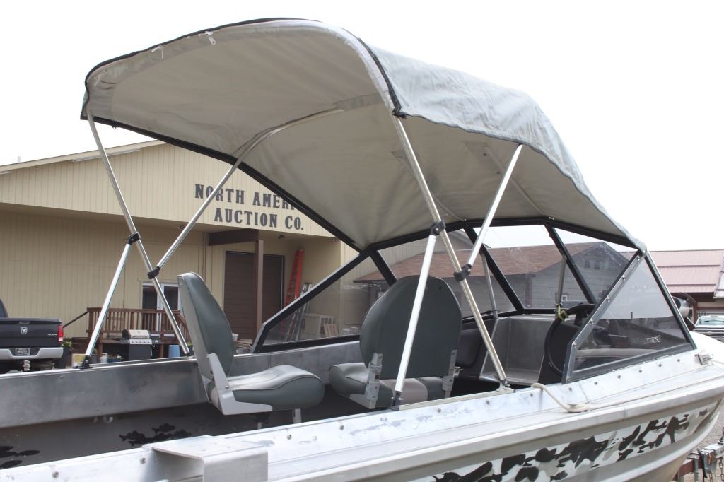 1990 Aluminum Almar Outboard Jet Boat