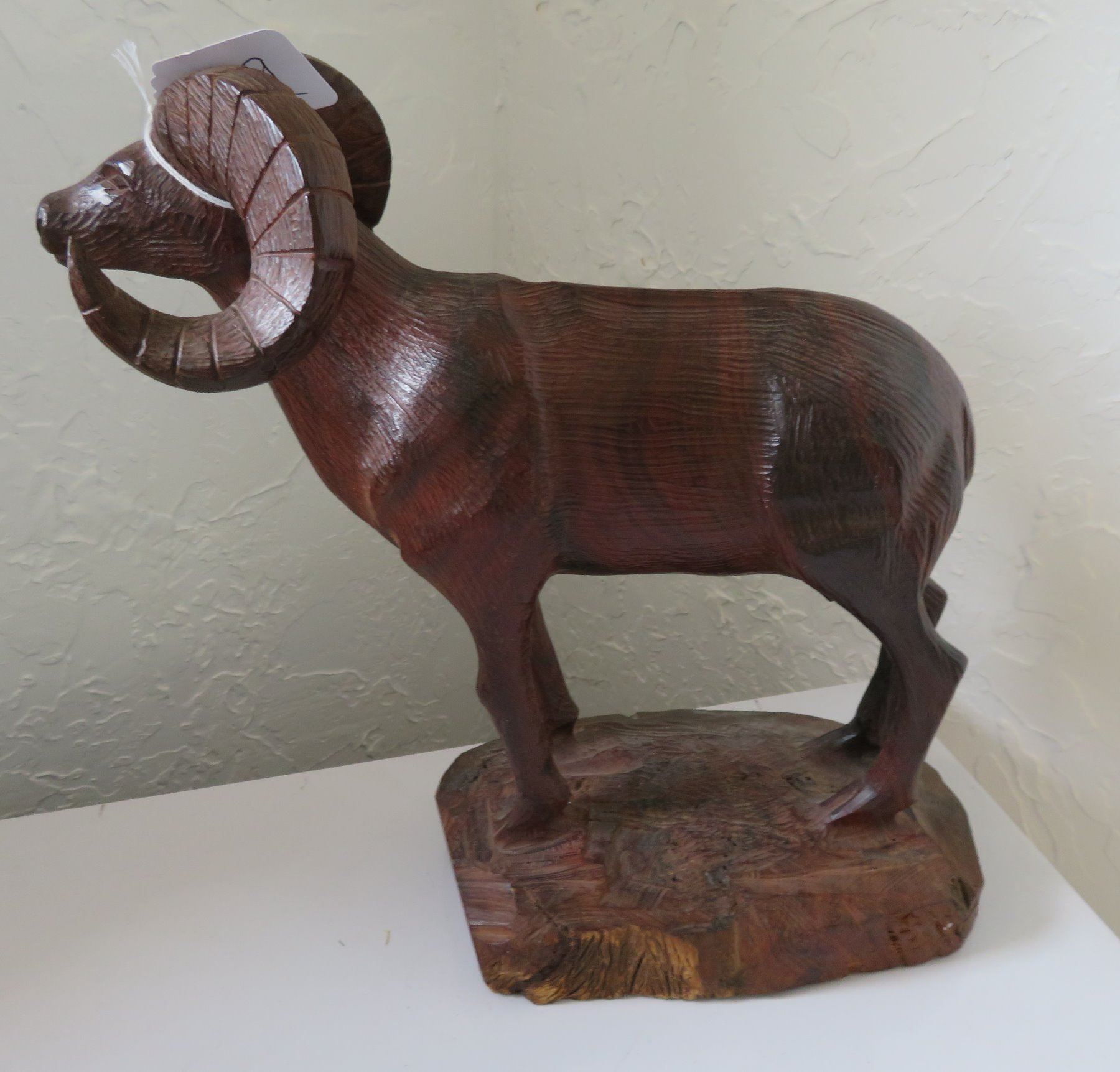 Ironwood Ram Carving