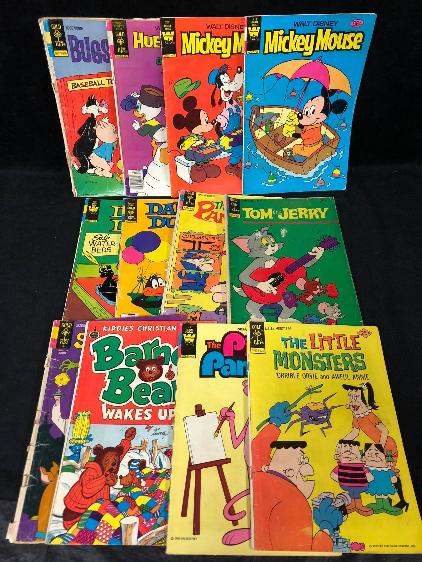 GOLD KEY & WHITMAN COMIC BOOK LOT (MICKEY MOUSE/ TOM & JERRY...)