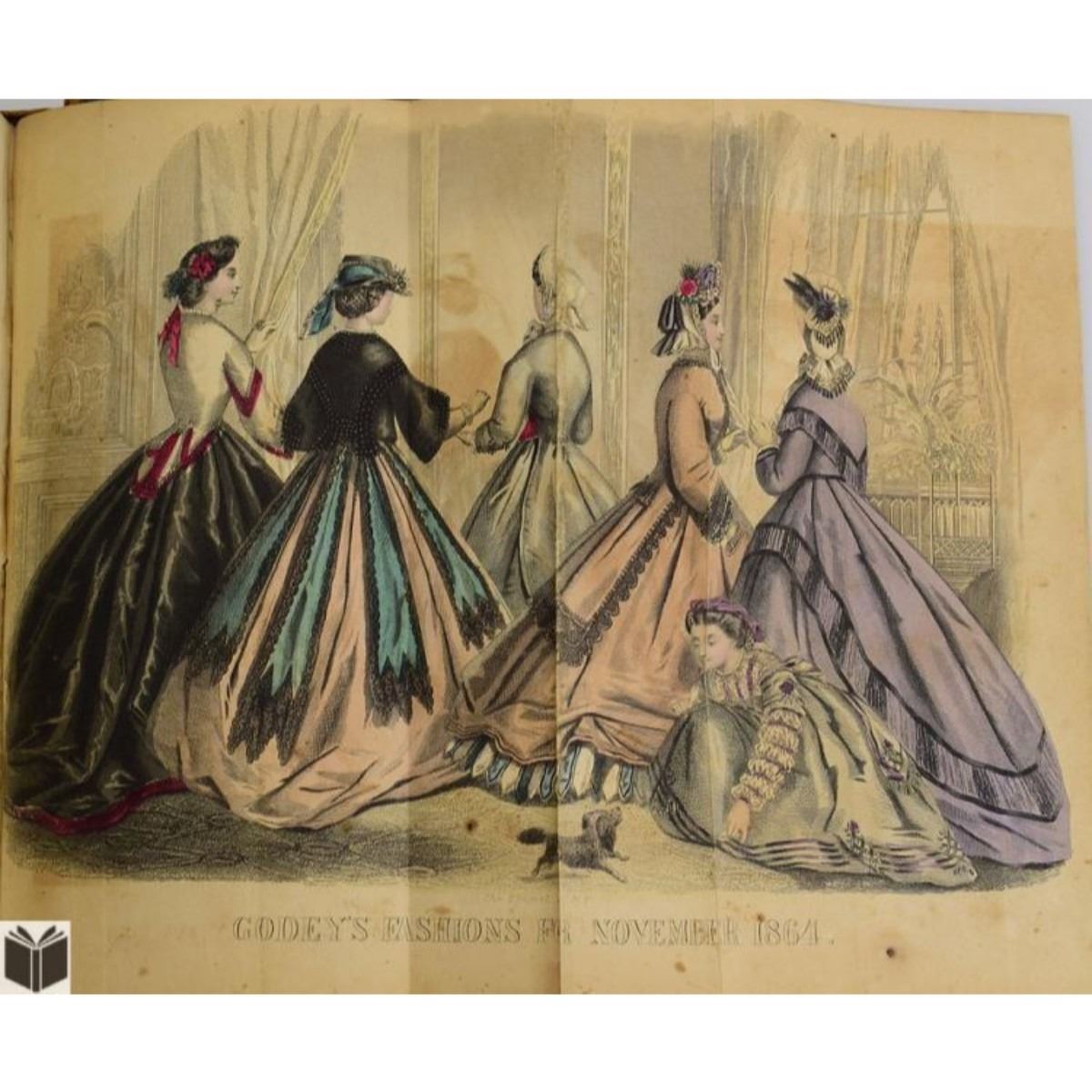 Louis A Godey Godey's Lady's Book And Magazine 1864 Antique Civil War ...