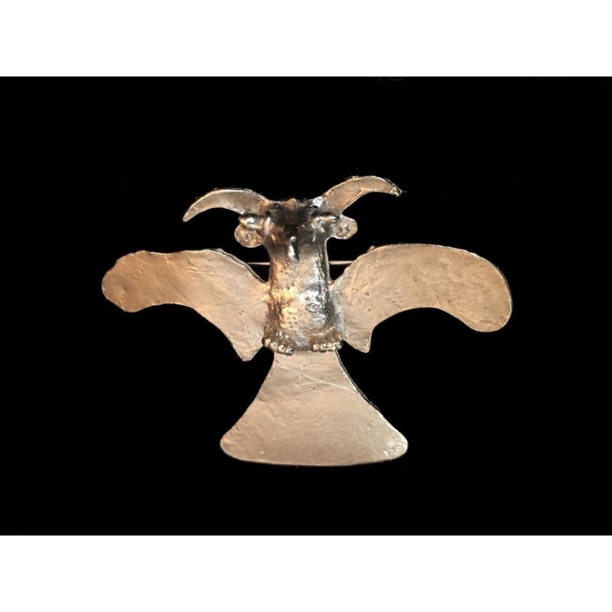 Vintage Alva Museum Ancient Bird Brooch Pin