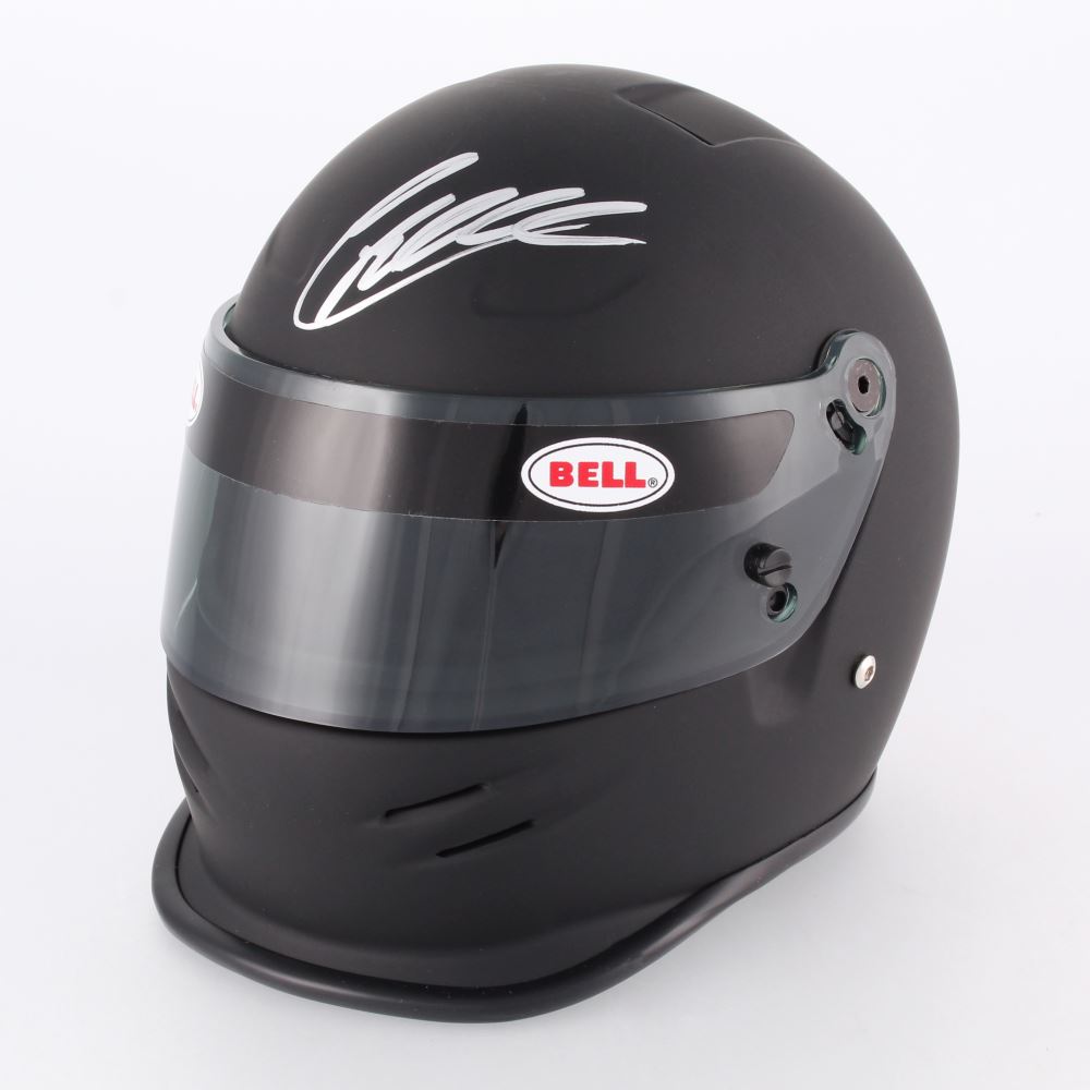 Christopher Bell Signed Matte Black NASCAR Mini-Helmet (PA COA)