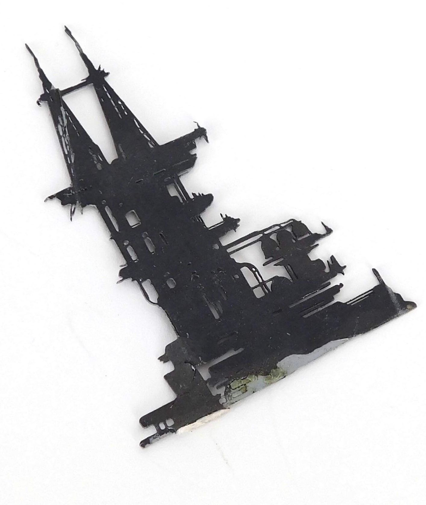 Blade Runner (1982) - Hades Etched Brass Refinery Landscape Miniature