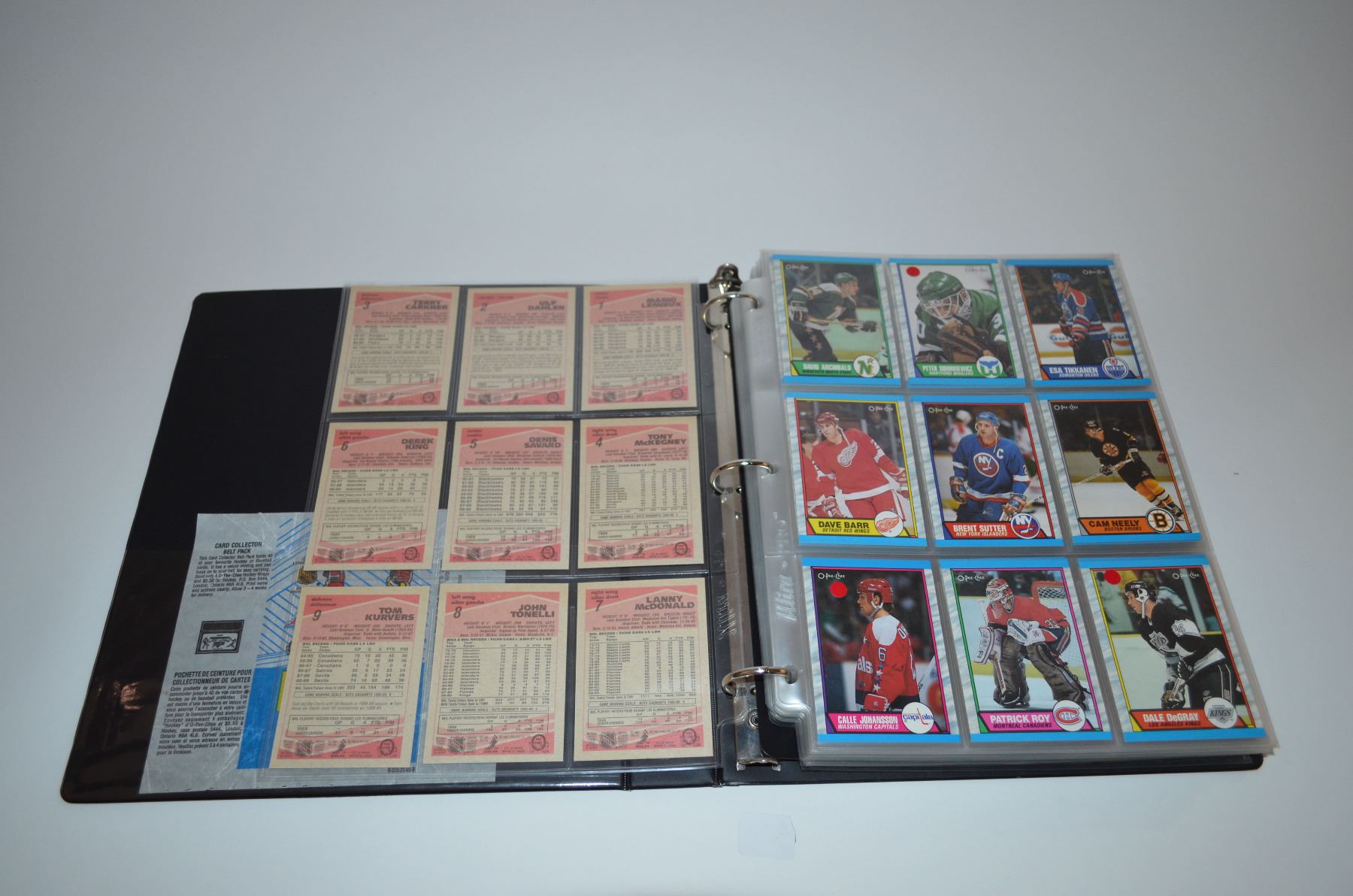 Binder - 1989-90 O-Pee-Chee