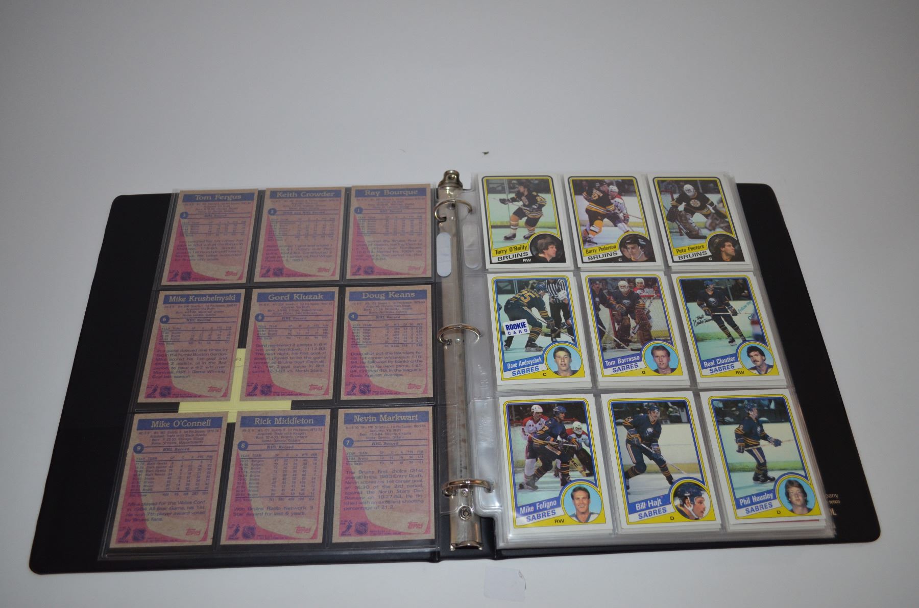 Binder - 1984-85 O-Pee-Chee & Topps