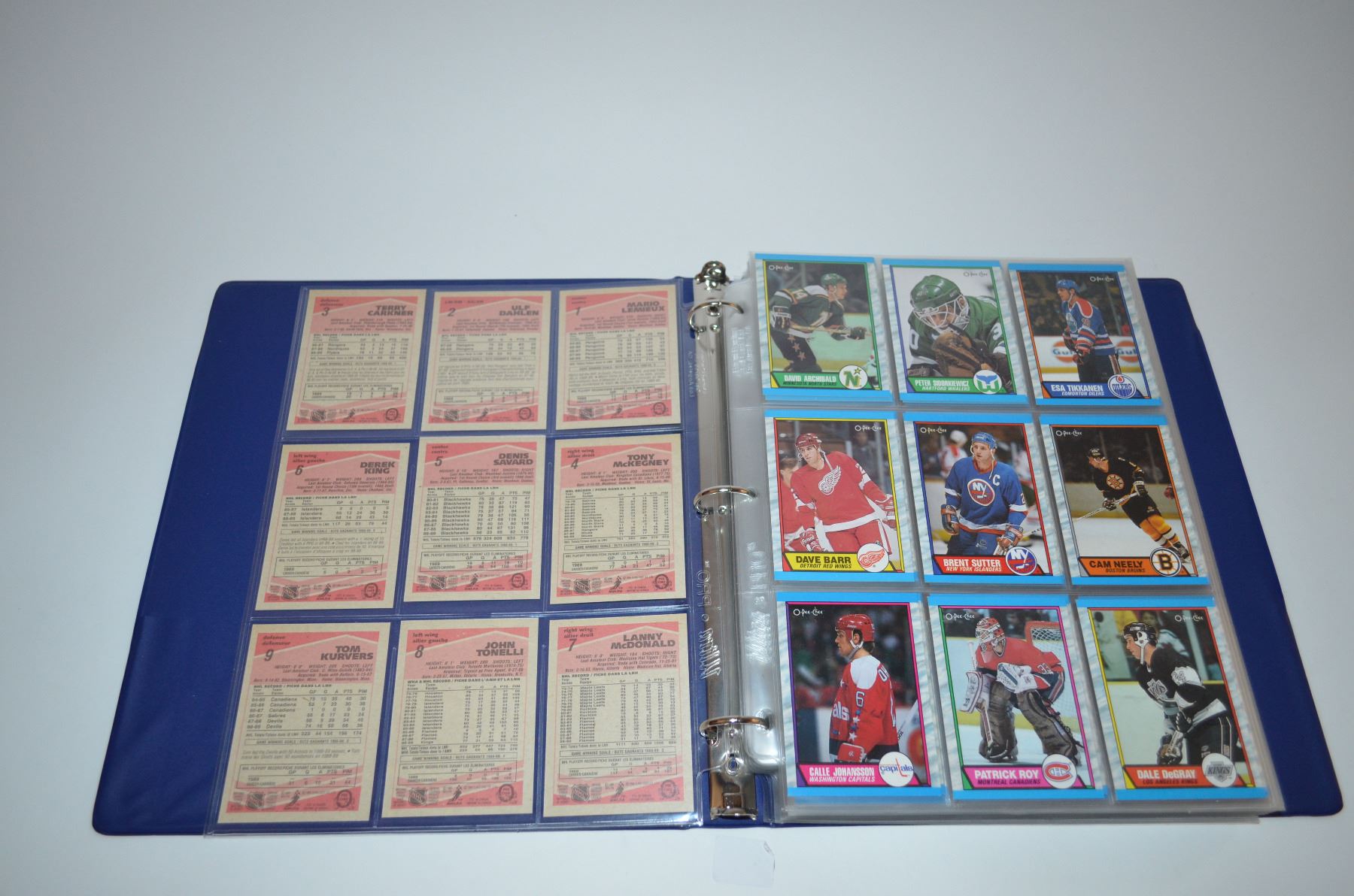 Binder - 1989-90 O-Pee-Chee