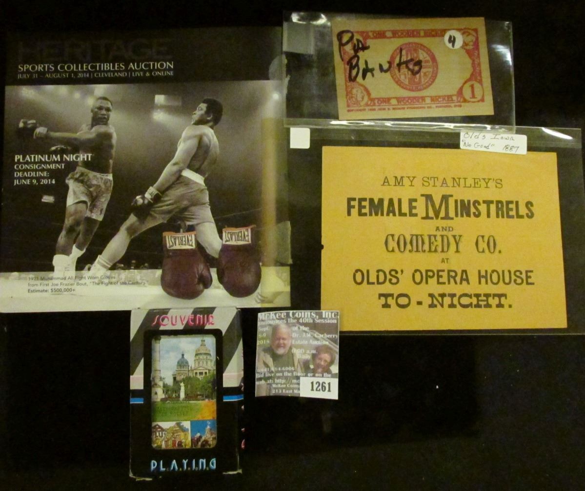 1261 _ 1887 era Poster "Amy Stanley's Female Minstrels and Comedy Co ...