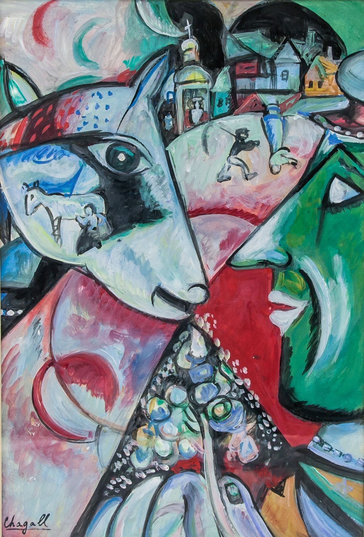 MARC CHAGALL Russian French 1887-1985 Gouache